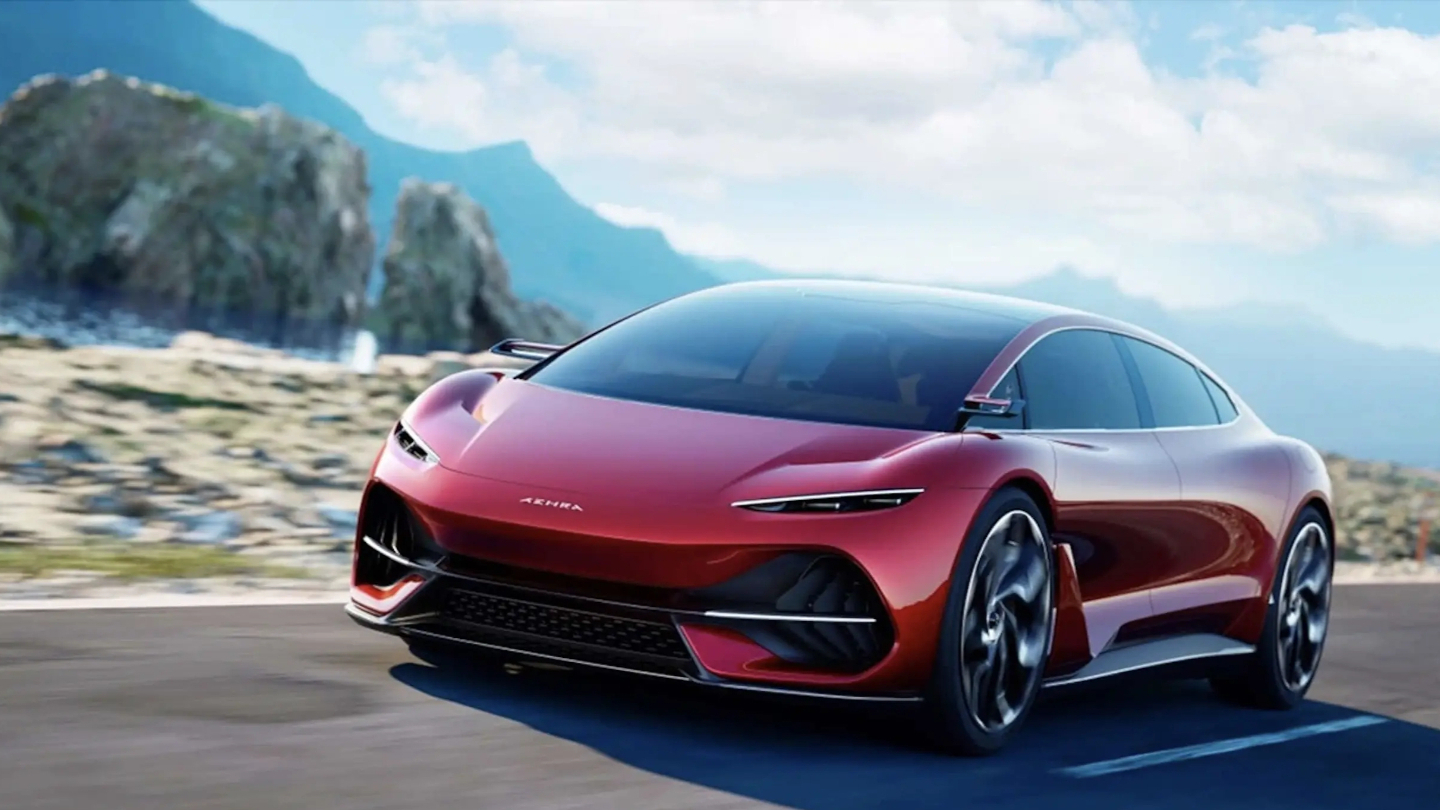 意大利初创公司Aehra发布首款电动轿车 续航里程800km