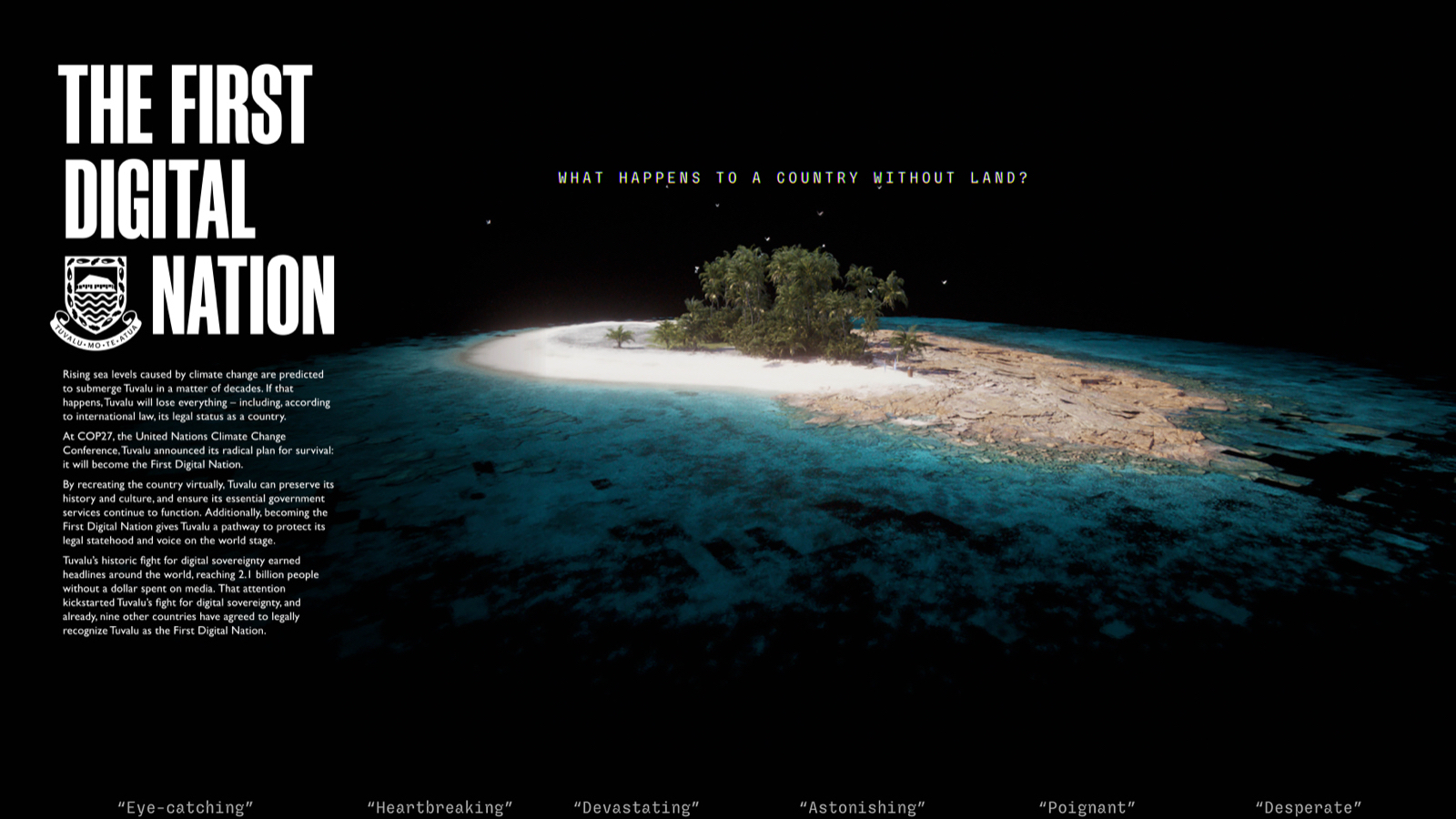 戛纳丹·威登钛狮全场大奖公布！THE FIRST DIGITAL NATION（第一个数字国家）